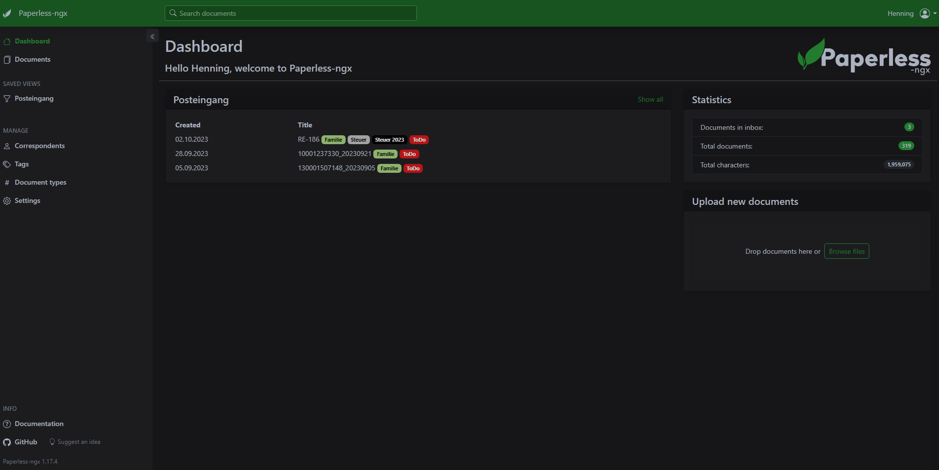 A Clutter-Free Life: Going Paperless with Paperless-ngx